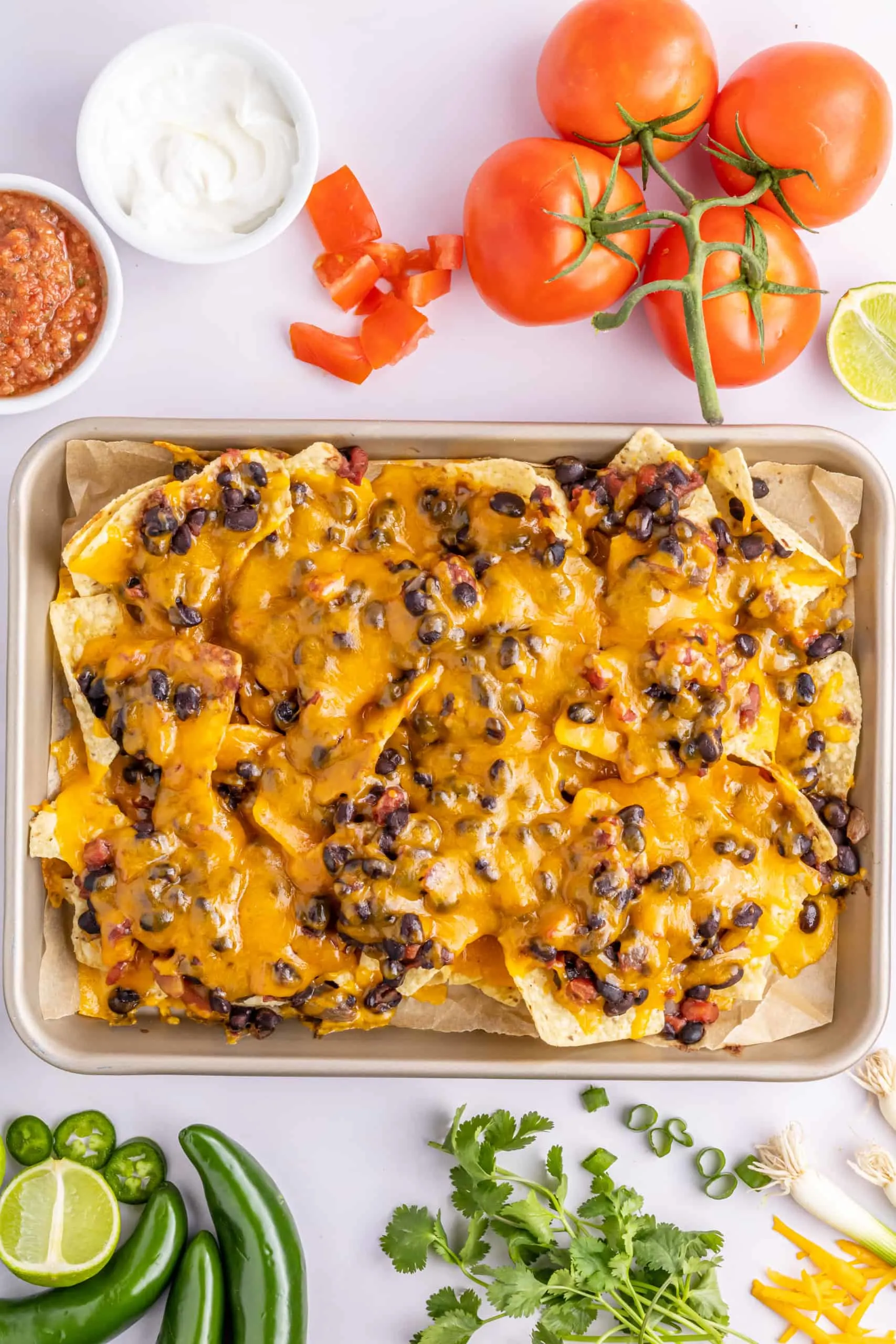 Spicy Black Bean Nachos - Marathons & Motivation
