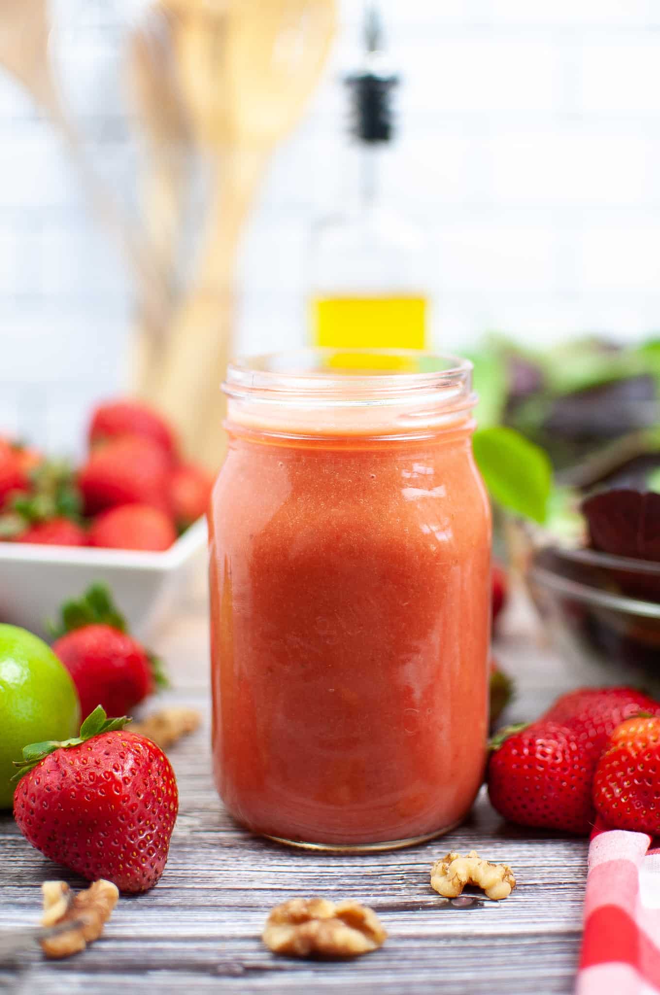 Easy Strawberry Vinaigrette Recipe - Marathons & Motivation