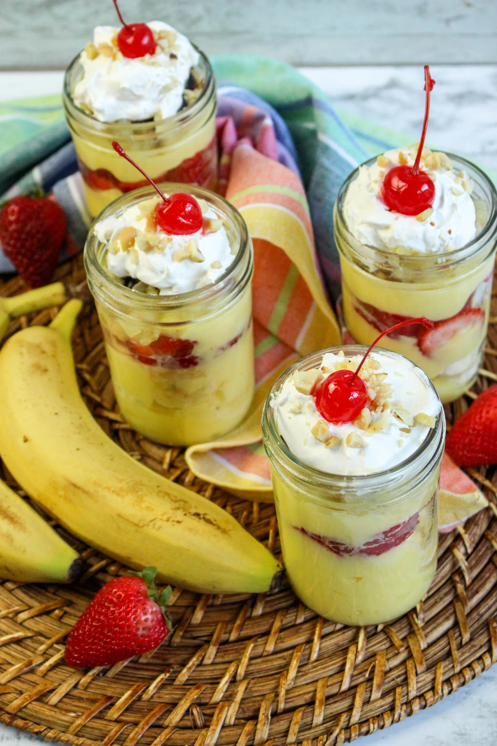 Banana Parfaits in a Jar - Marathons & Motivation
