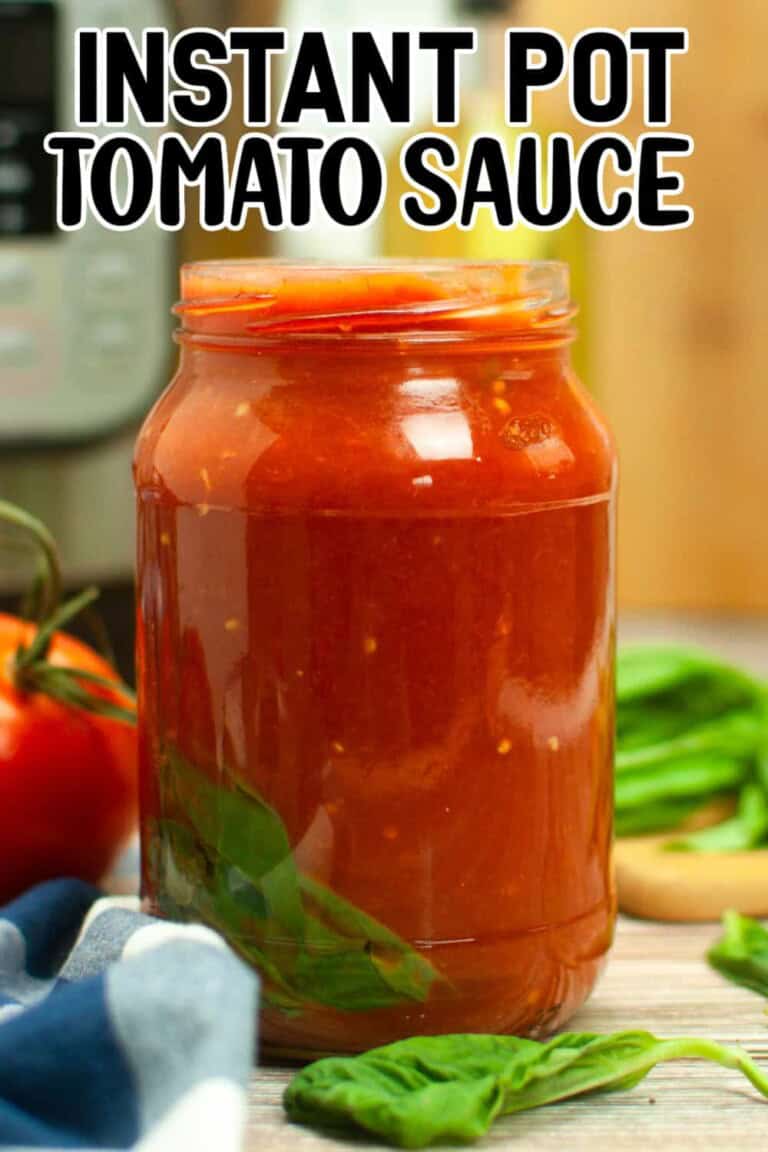 Three Ingredient Instant Pot Tomato Sauce - Marathons & Motivation