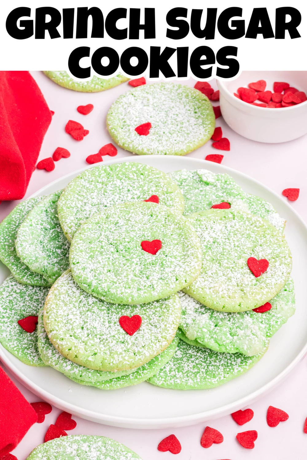 Easy Grinch Sugar Cookies - Marathons & Motivation