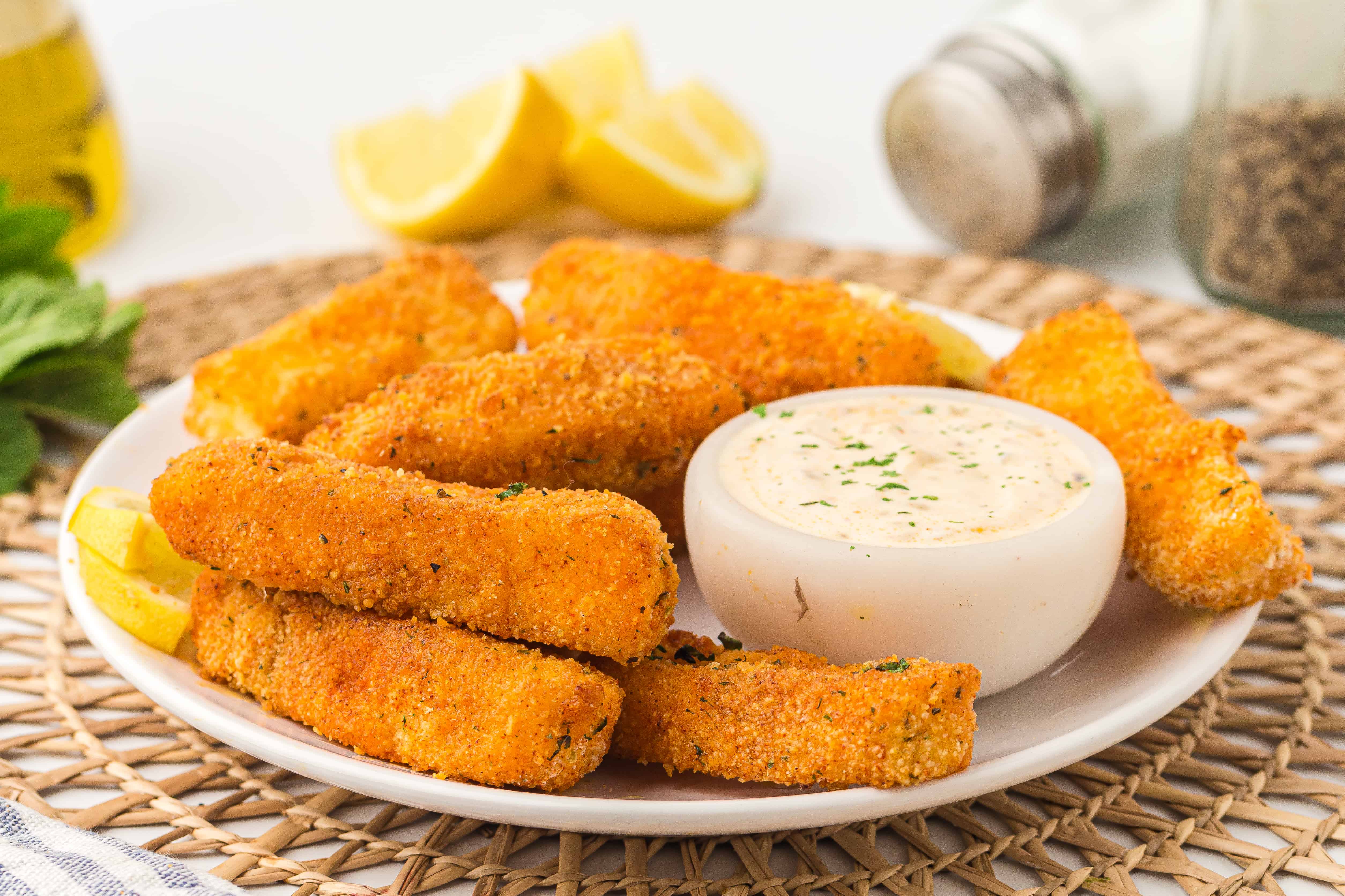 Halloumi Cheese Sticks in the Air Fryer - Marathons & Motivation