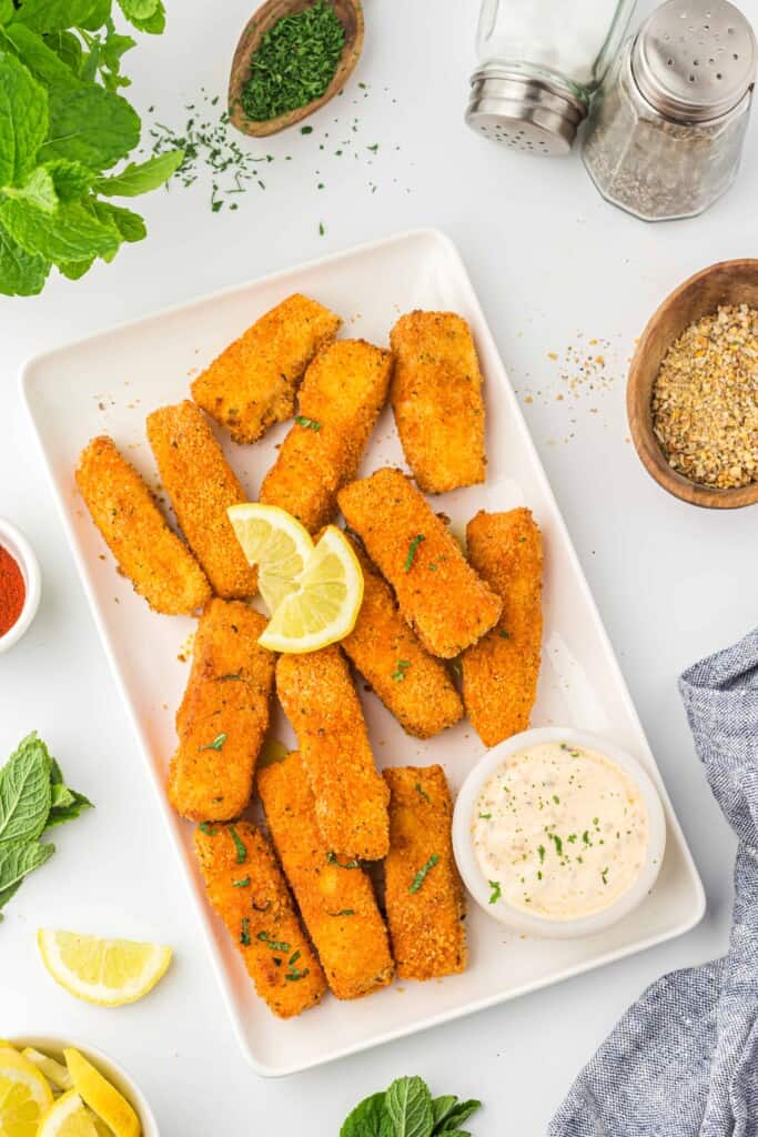 Halloumi Cheese Sticks in the Air Fryer - Marathons & Motivation