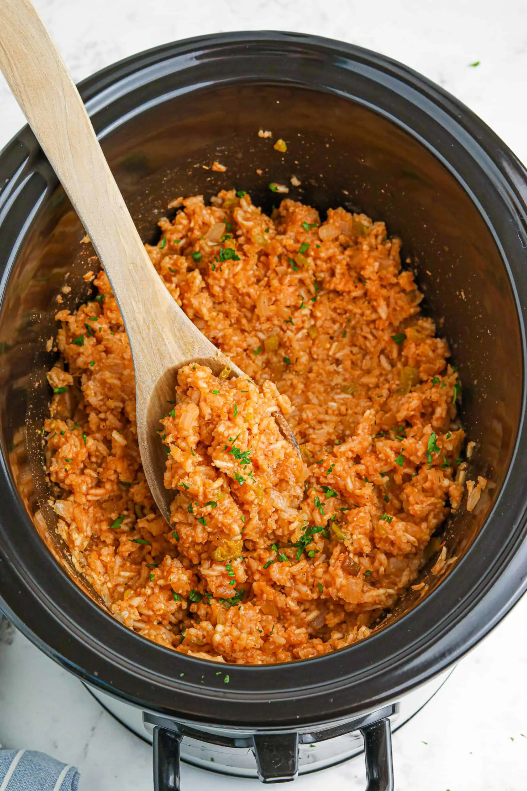 Crockpot Spanish Rice Recipe - Marathons & Motivation