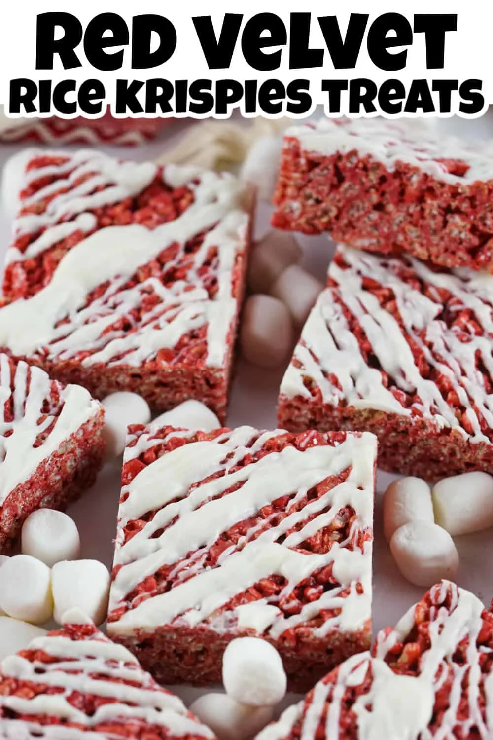 Red Velvet Rice Krispie Treats - Marathons & Motivation