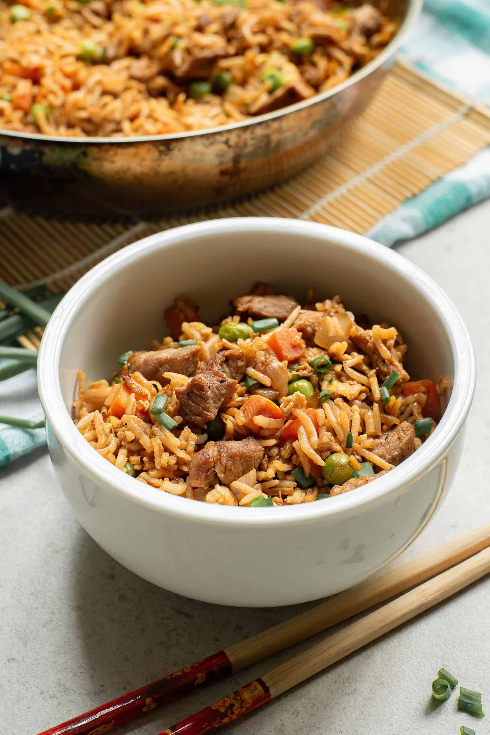 Easy Pork Fried Rice Recipe - Marathons & Motivation