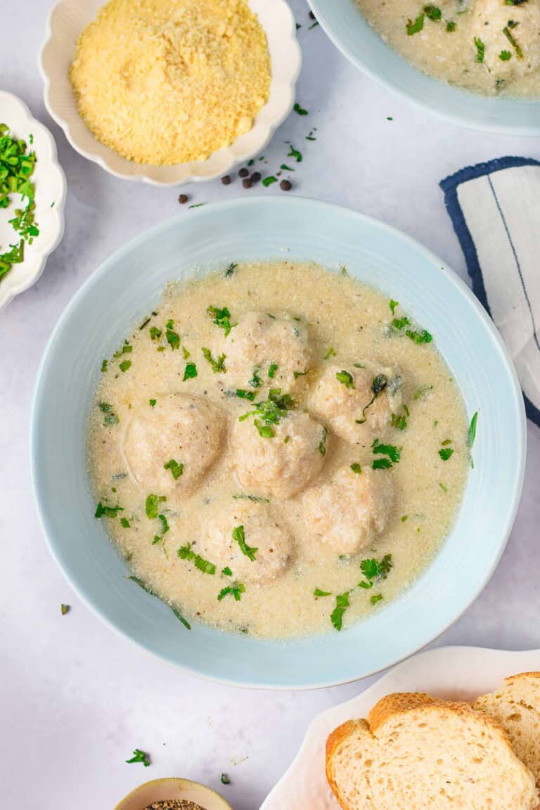Instant Pot Chicken Alfredo Meatballs - Marathons & Motivation