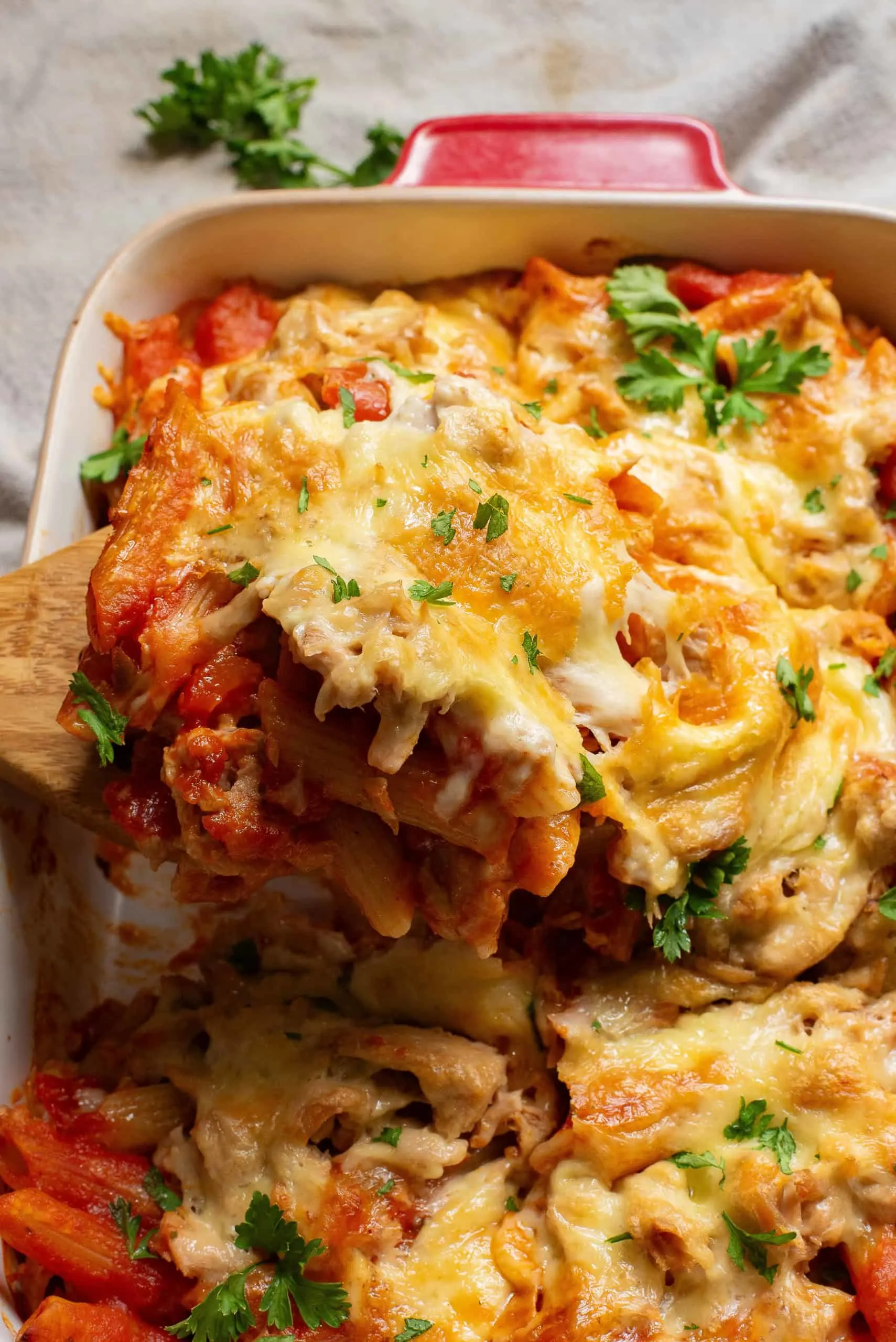 Tuna Pasta Bake with Tomato Sauce - Marathons & Motivation