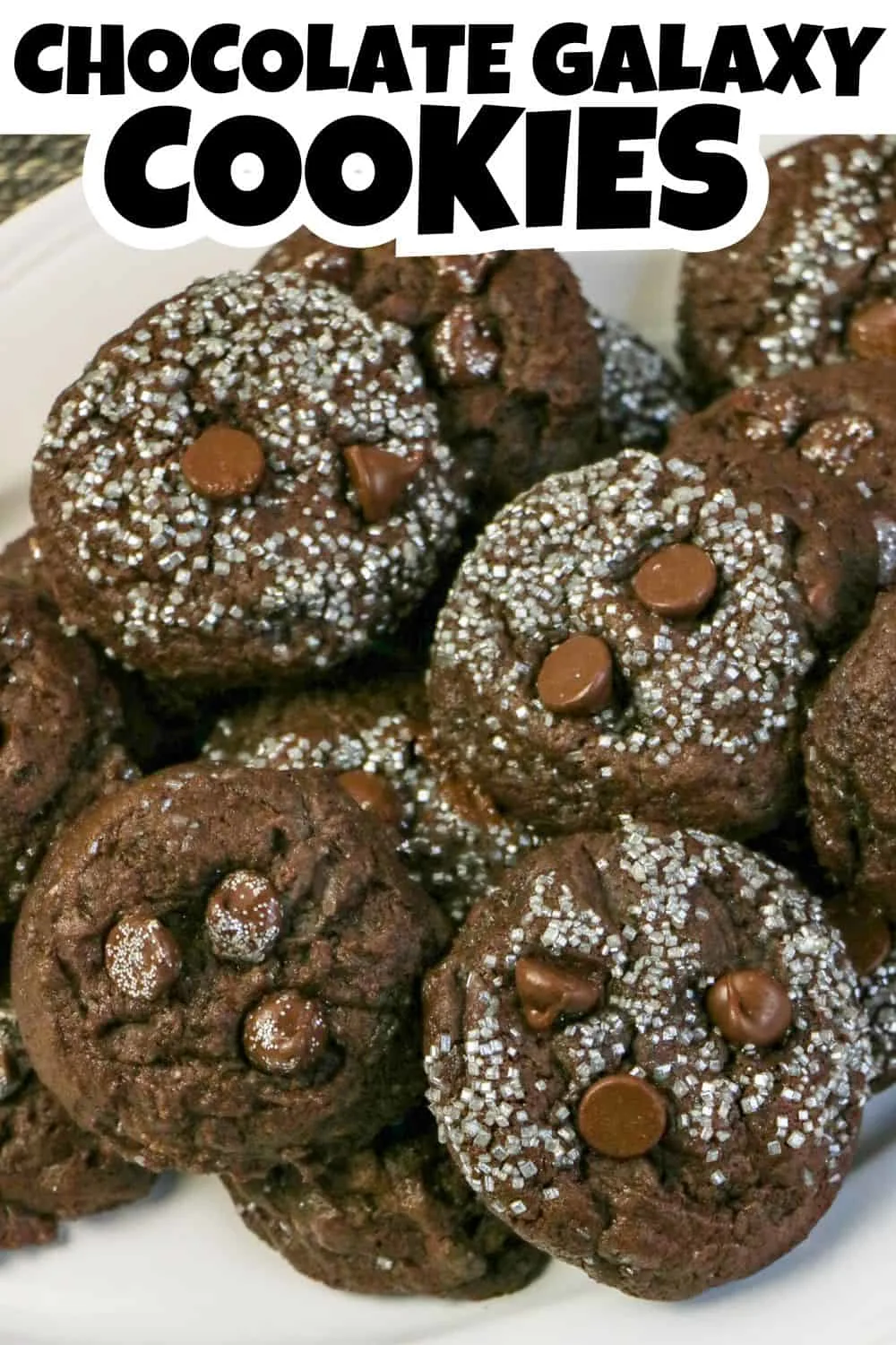 Chocolate Galaxy Cookies Recipe - Marathons & Motivation