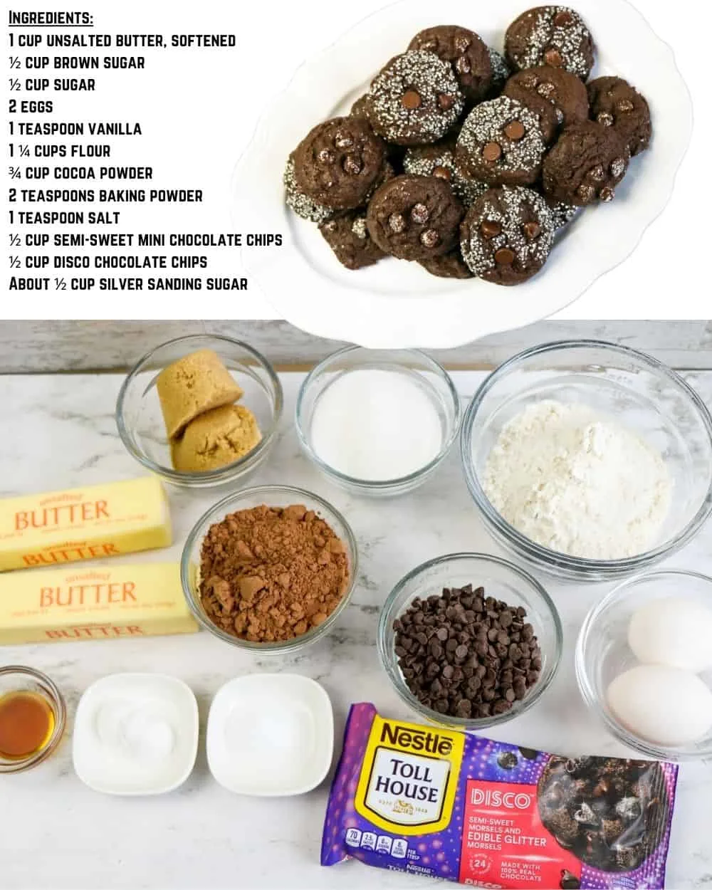 Chocolate Galaxy Cookies Recipe - Marathons & Motivation