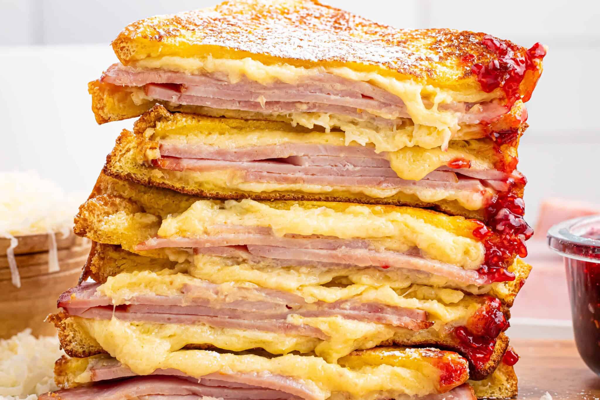Easy Monte Cristo Sandwich Recipe in the Air Fryer - Marathons & Motivation