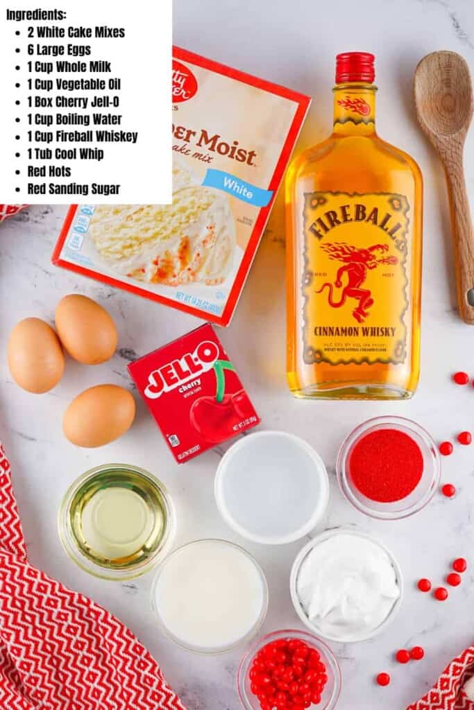 Easy Fireball Cake Recipe - Marathons & Motivation