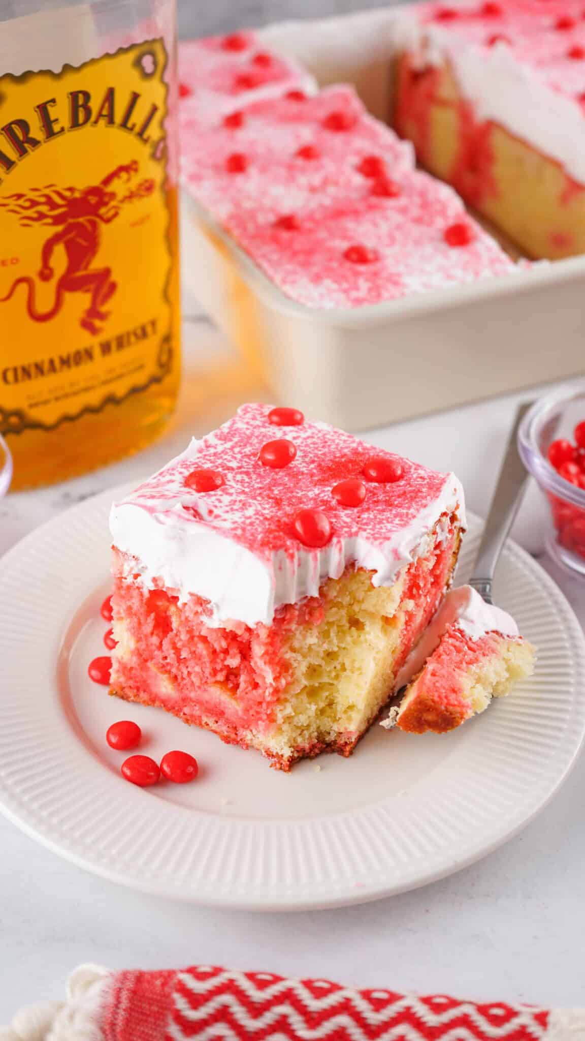 Easy Fireball Cake Recipe - Marathons & Motivation