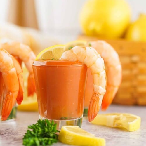 Mini Shrimp Cocktail Shooters - Marathons & Motivation