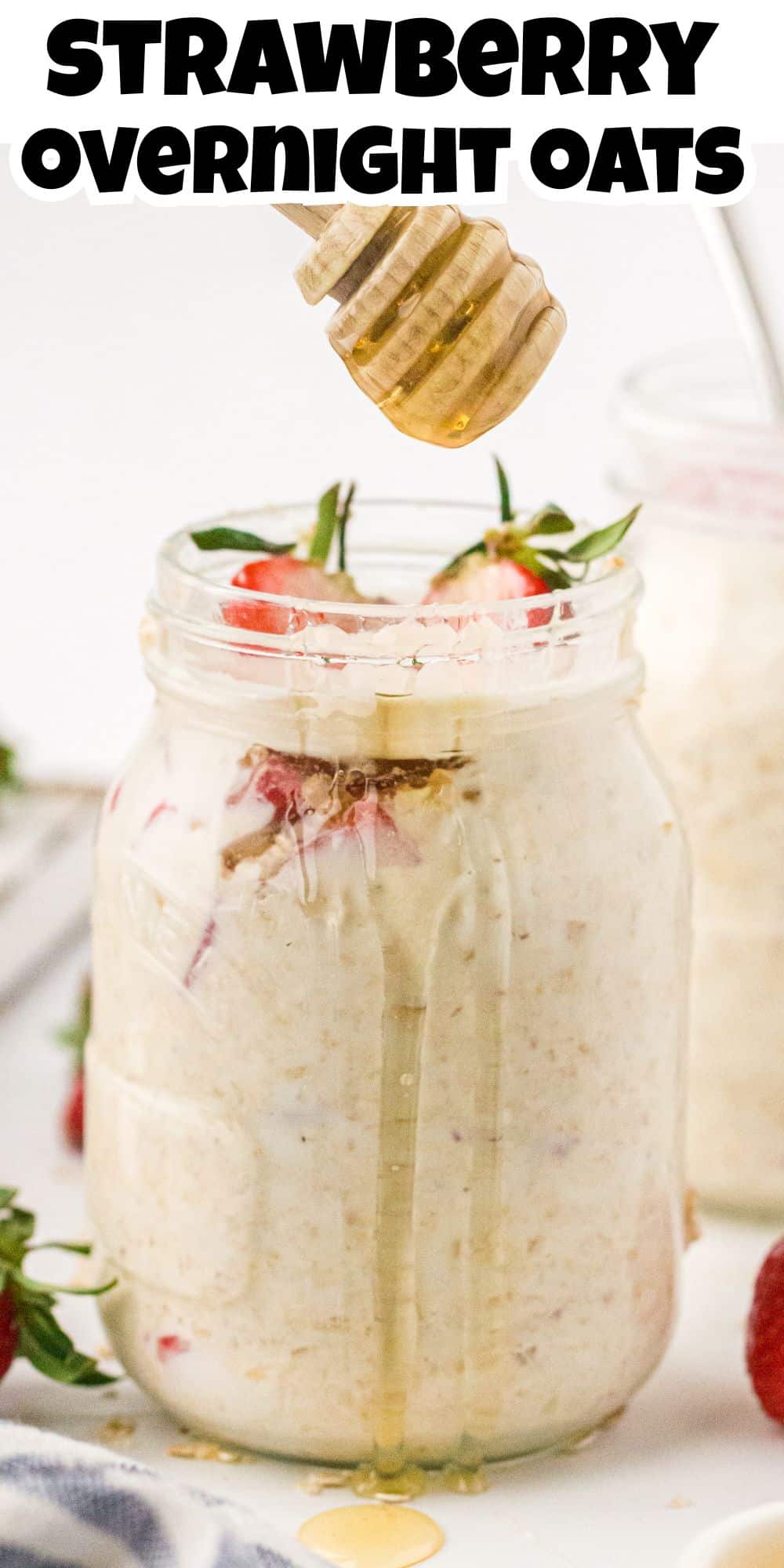 Strawberry Overnight Oats with Yogurt - Marathons & Motivation
