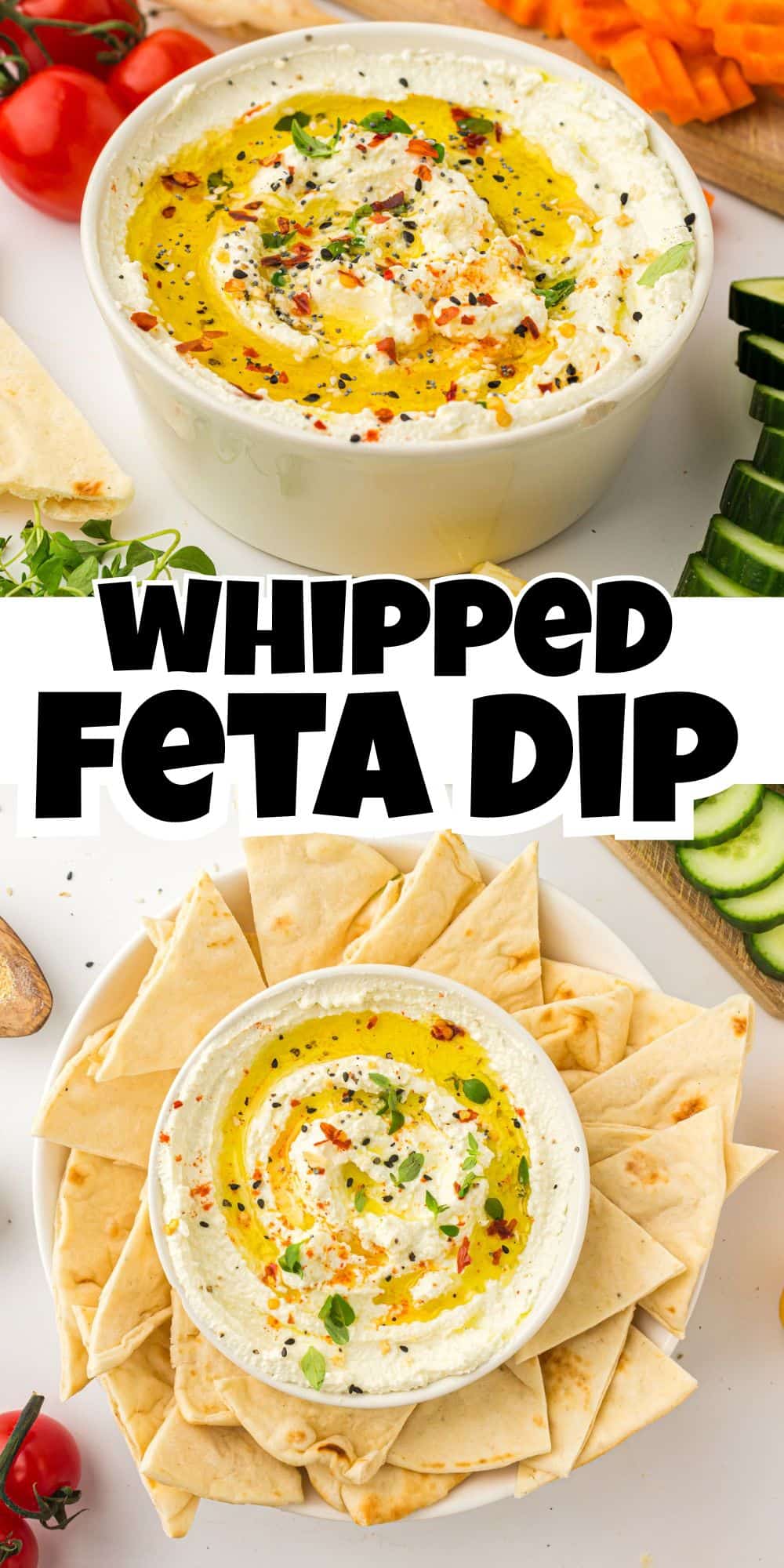 Easy Whipped Feta Dip Recipe - Marathons & Motivation