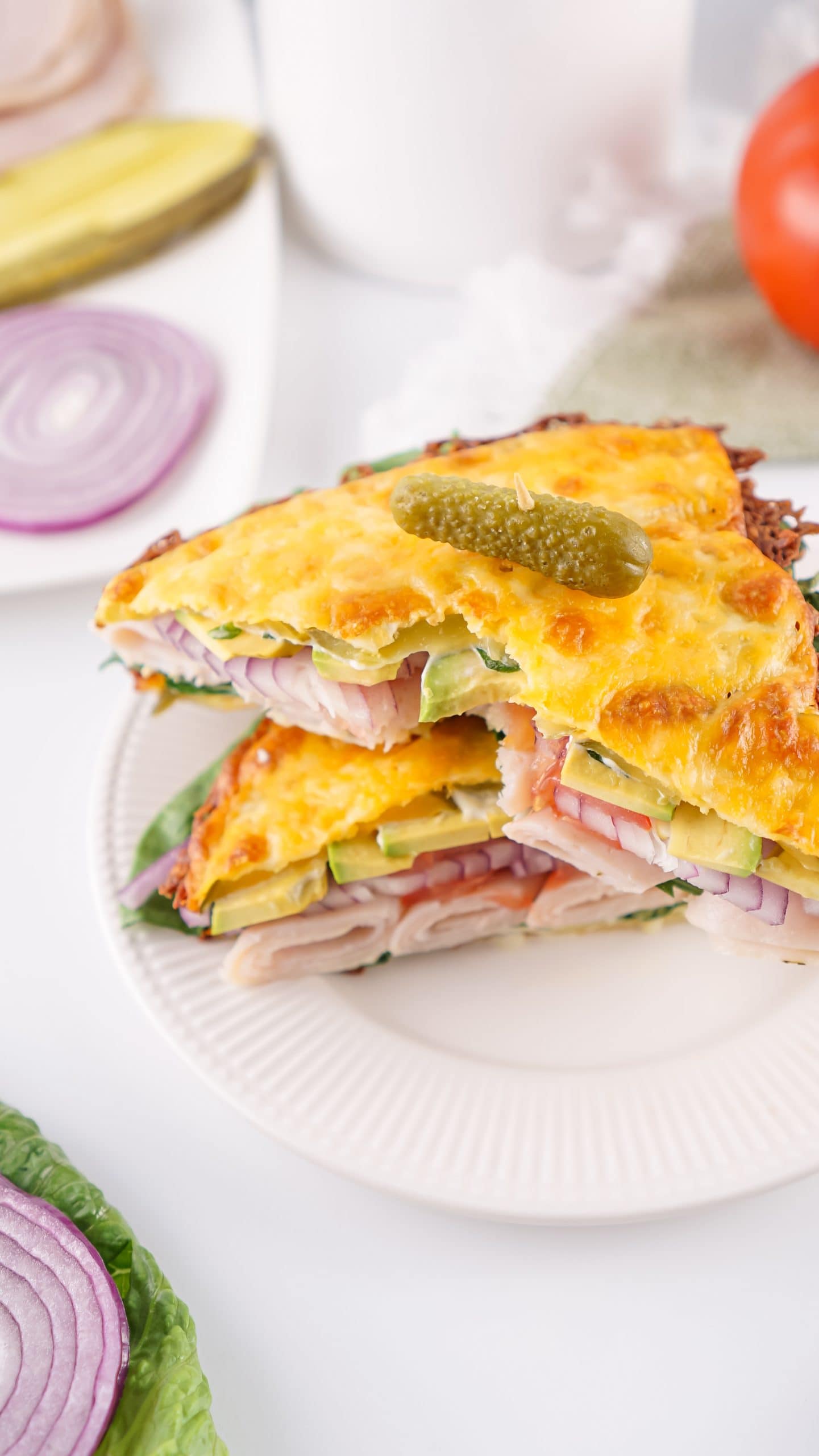 Low Carb Pickle Cheese Bread (Viral TikTok Recipe) - Marathons & Motivation