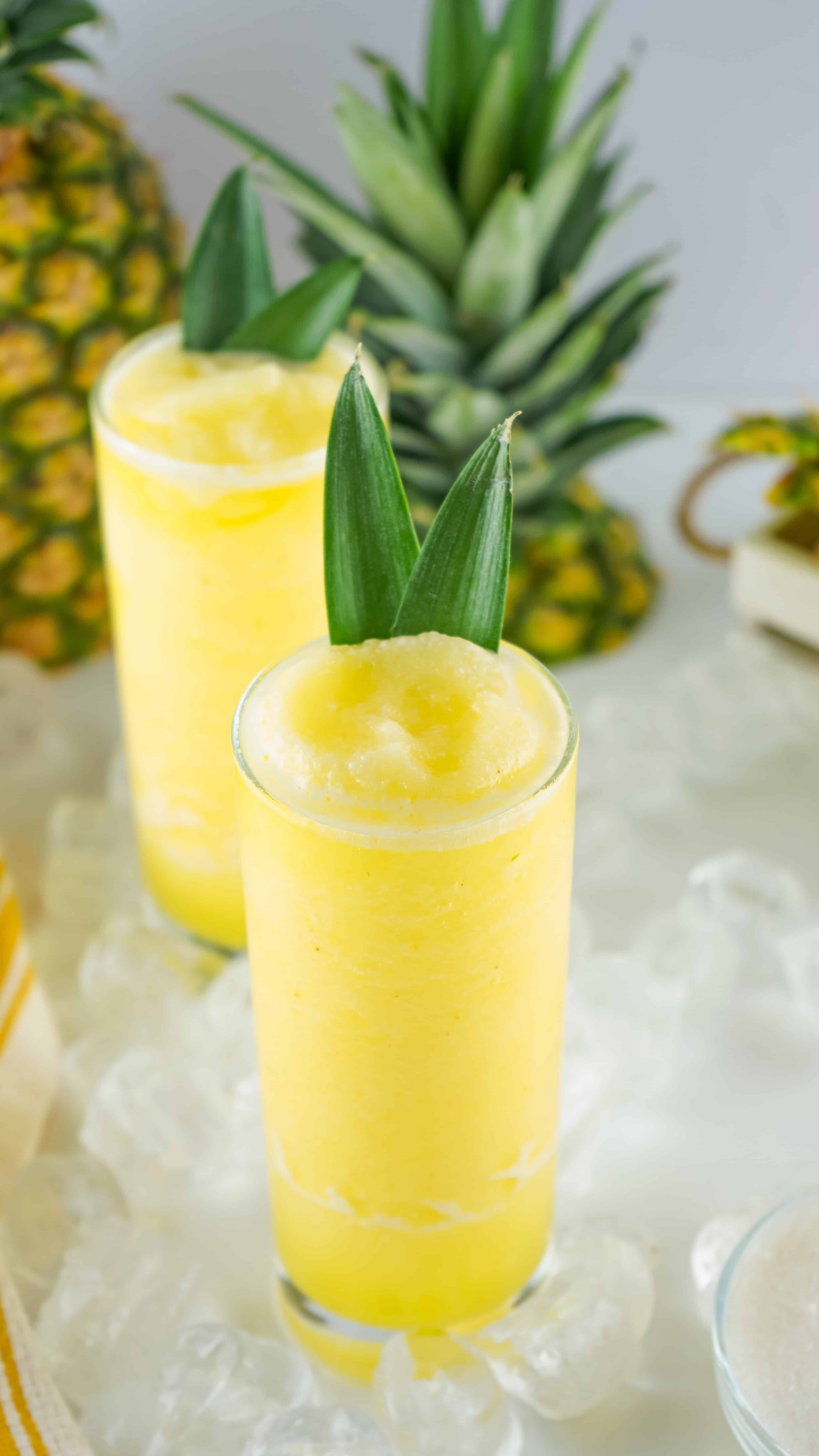 Frozen Pineapple Agua Fresca - Marathons & Motivation
