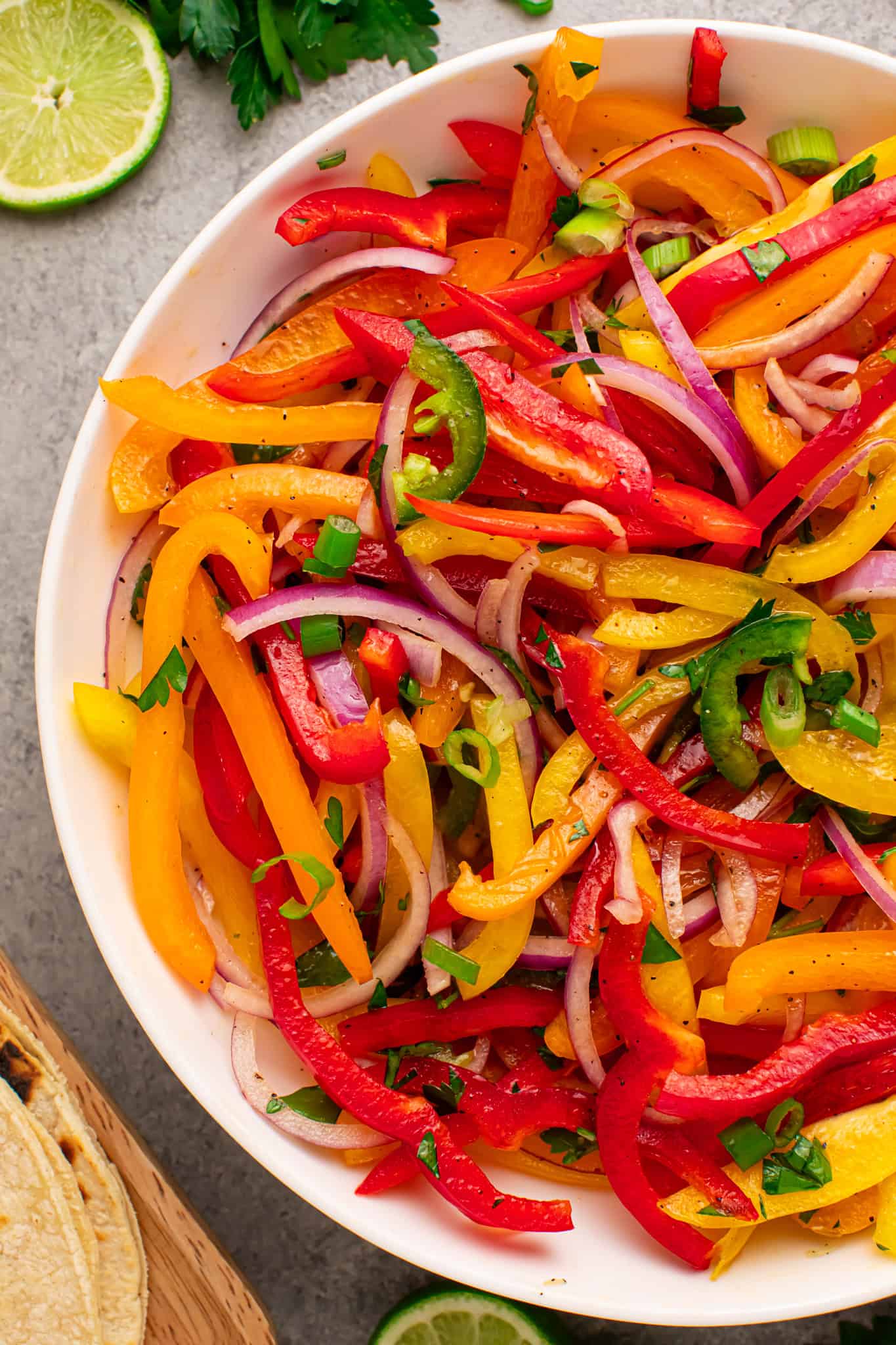 Sweet & Spicy Bell Pepper Slaw Recipe - Marathons & Motivation