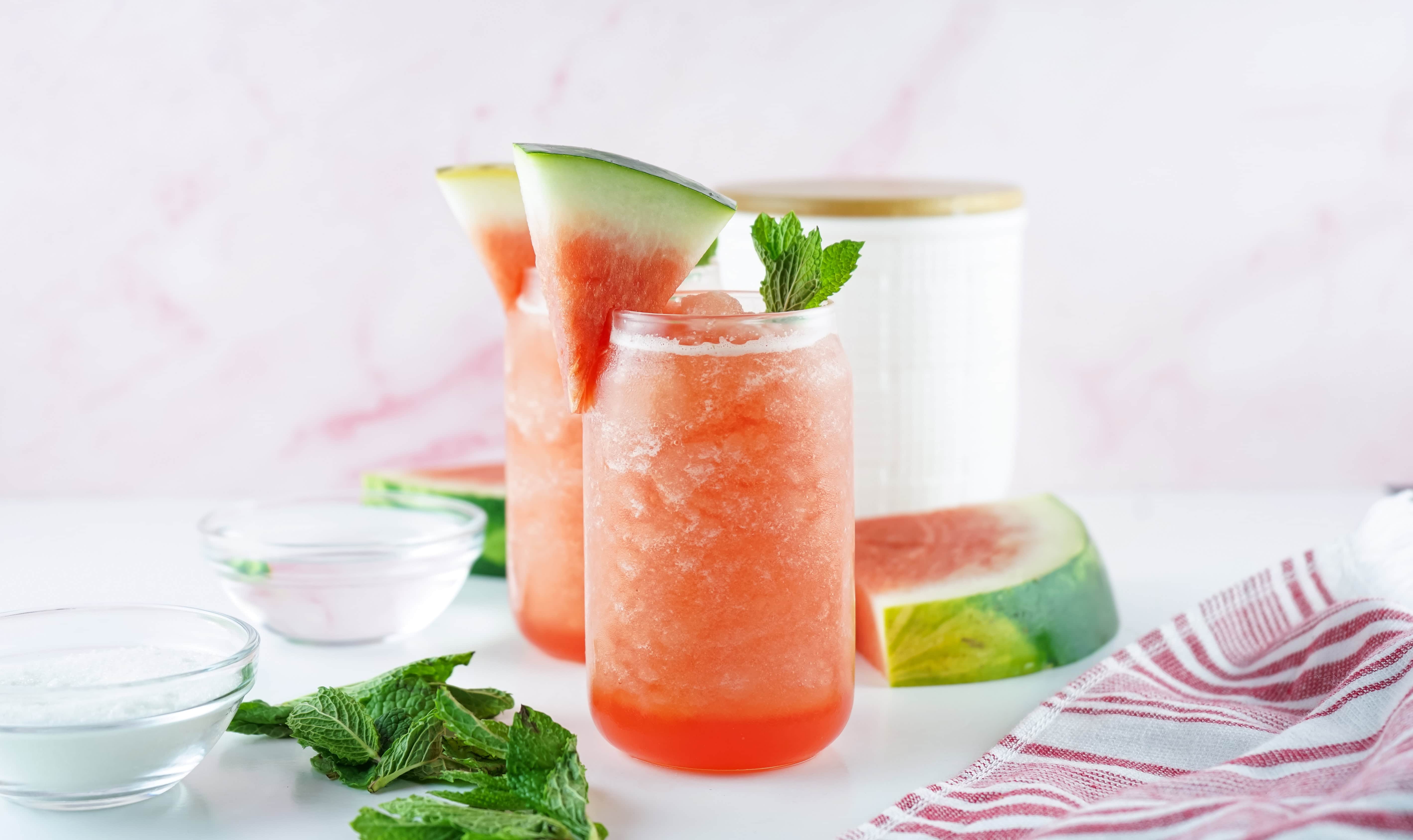 Frozen Watermelon Agua Fresca Recipe - Marathons & Motivation