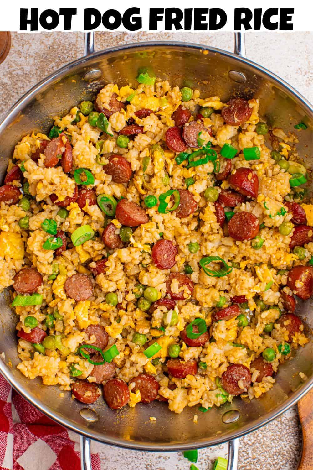 Easy Hot Dog Fried Rice - Marathons & Motivation