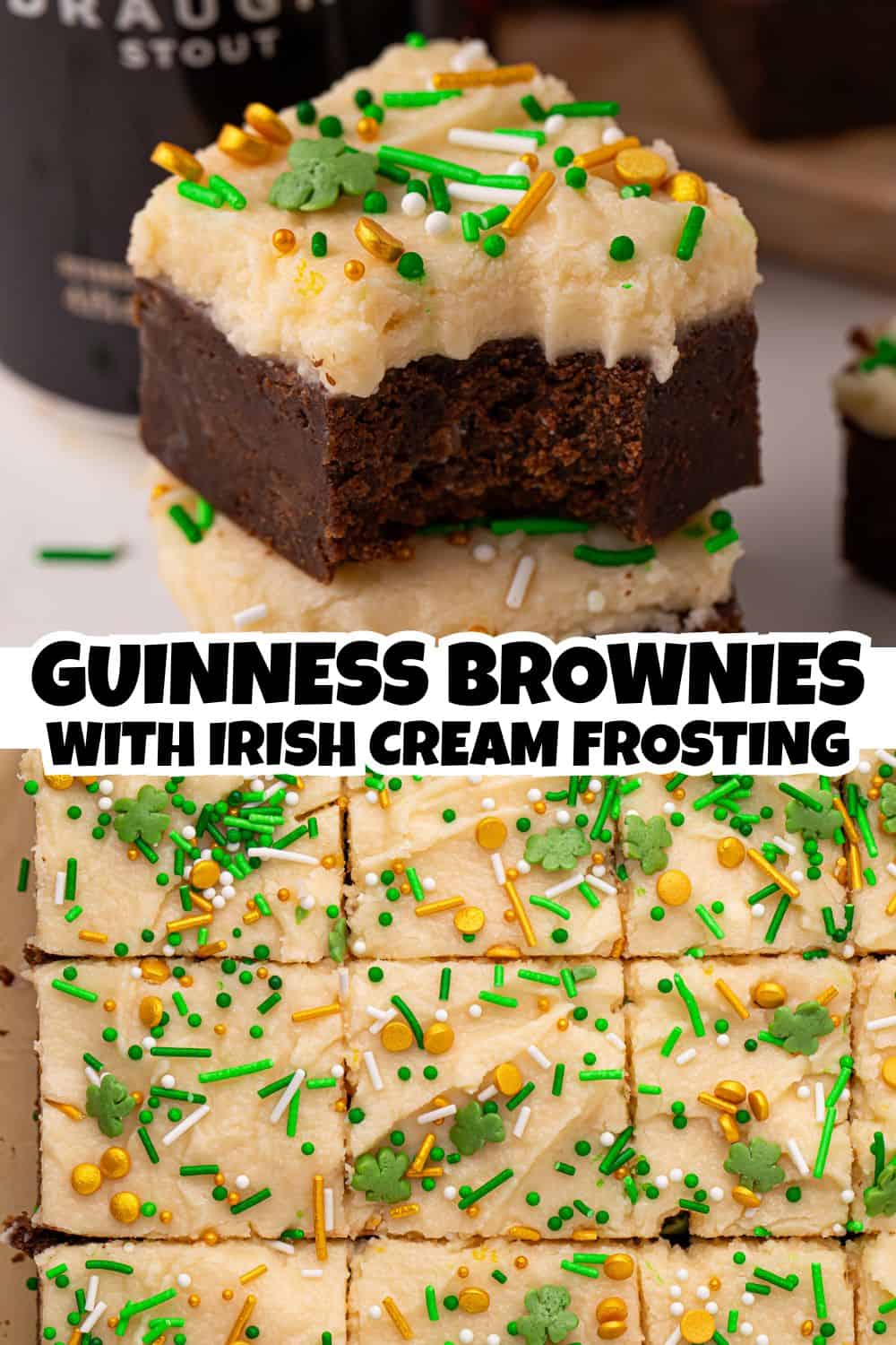 Guinness Brownies with Irish Cream Frosting (Fudgy St. Patrick’s Day ...